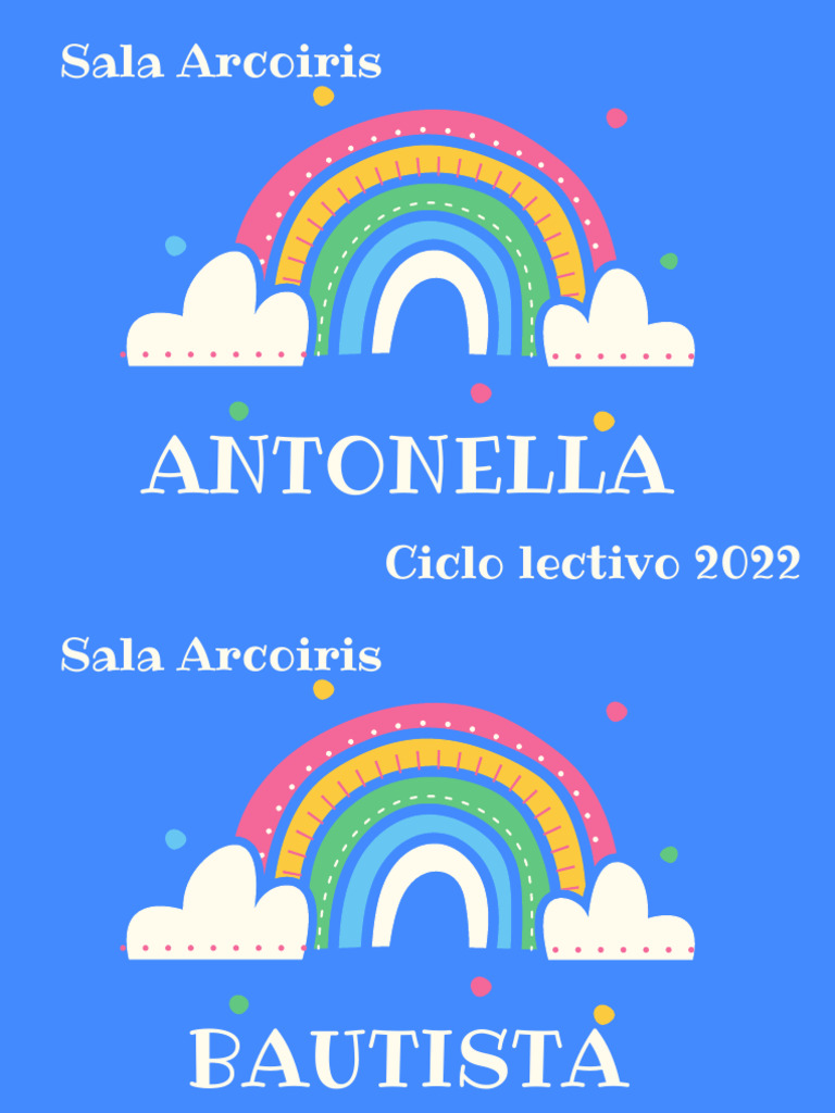 Azul Arcoíris Impreso Postal | PDF