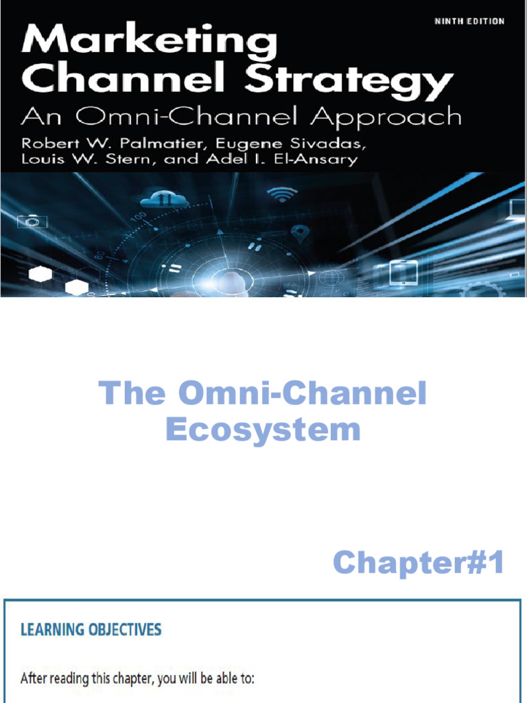 Ch-1 - Omni-Channel - Ecosystem B-30 | PDF | Retail | Marketing