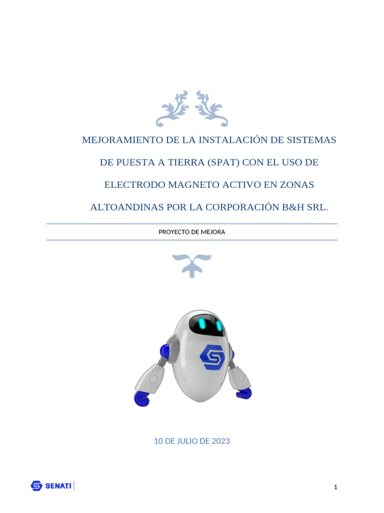 7 - Mejoramiento de La Instalacion de Los Sistemas de Puesta A Tierra ...