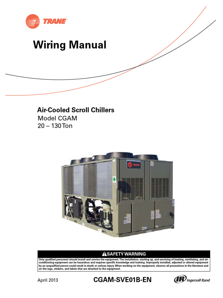 Cgam Iom Trane (20132) | PDF | Chlorofluorocarbon | Manufactured Goods