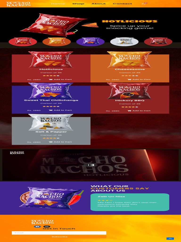Macho Nachos – Tortilla Chips | PDF