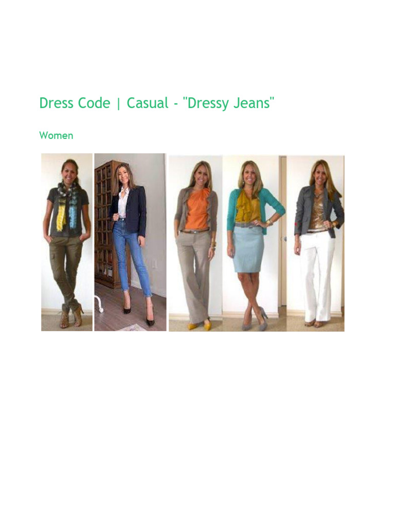 Dress Code - Business Casual | PDF