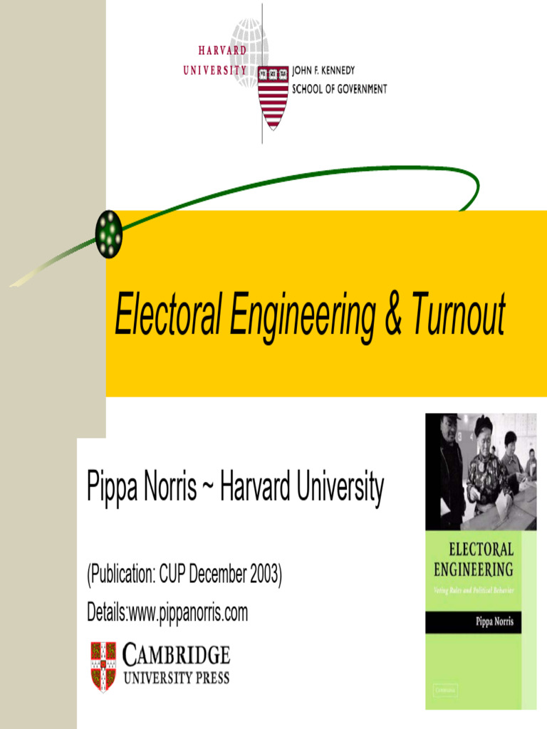 Electoral Engineering and Voter Turnout | PDF | Elections | Voter Turnout