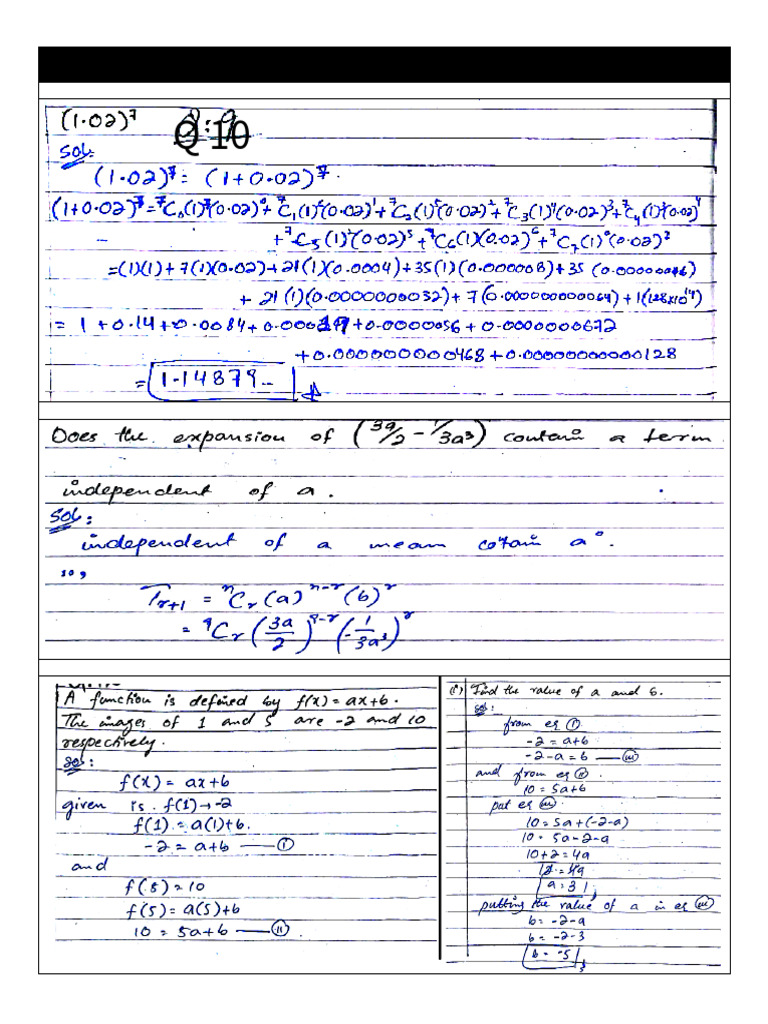 Xi Mathematics 1 | PDF