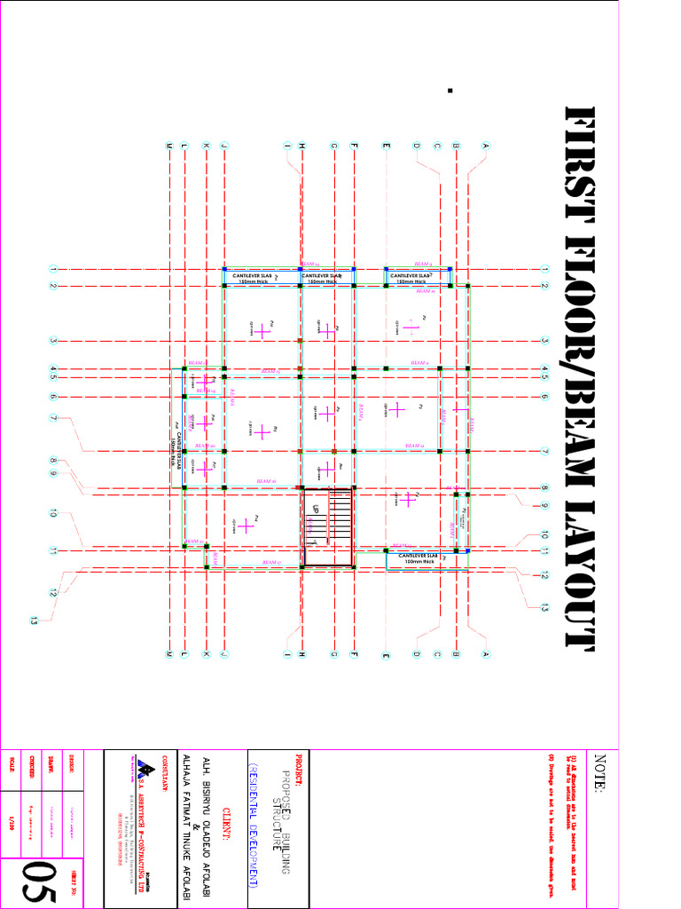 First Floor Slab Layout | PDF
