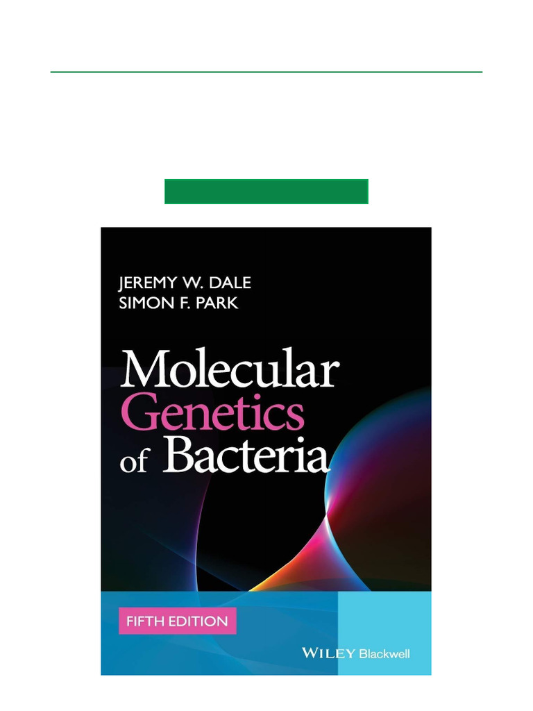 Molecular Genetics of Bacteria PDF Download | PDF