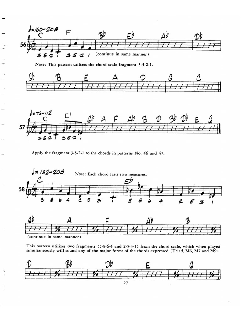 Patterns For Jazz by Jerry Coker | PDF