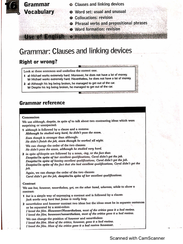 U16 Linking Words | PDF