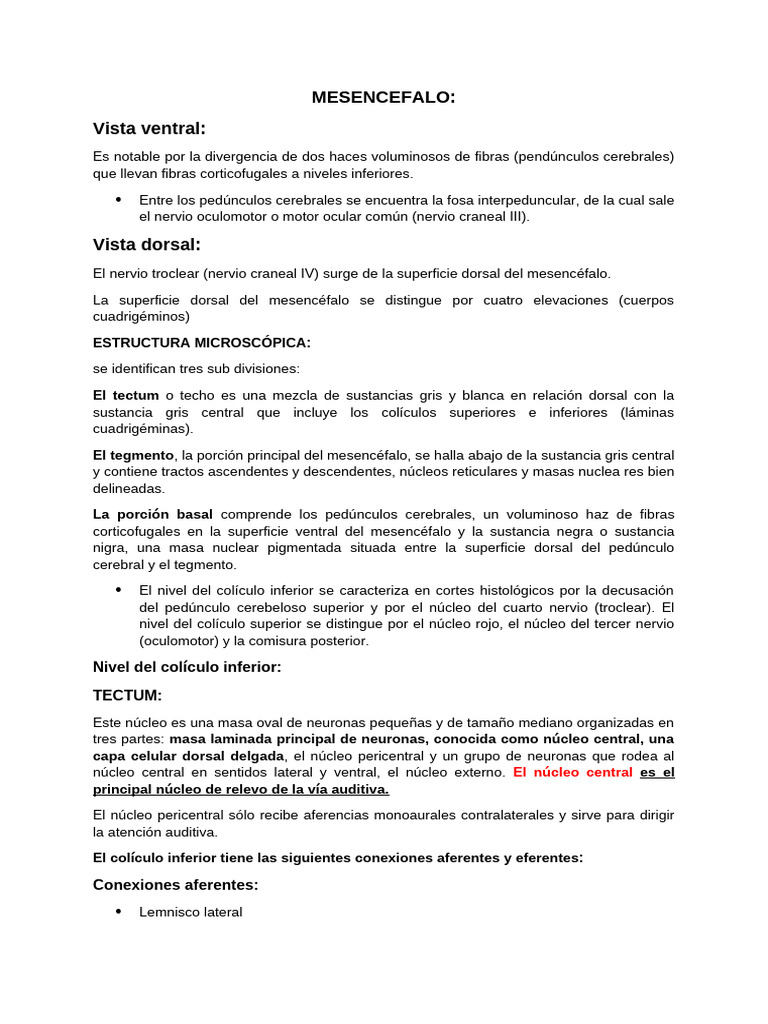 Me Sen Cefalo | PDF | Cerebelo | Neuroanatomía