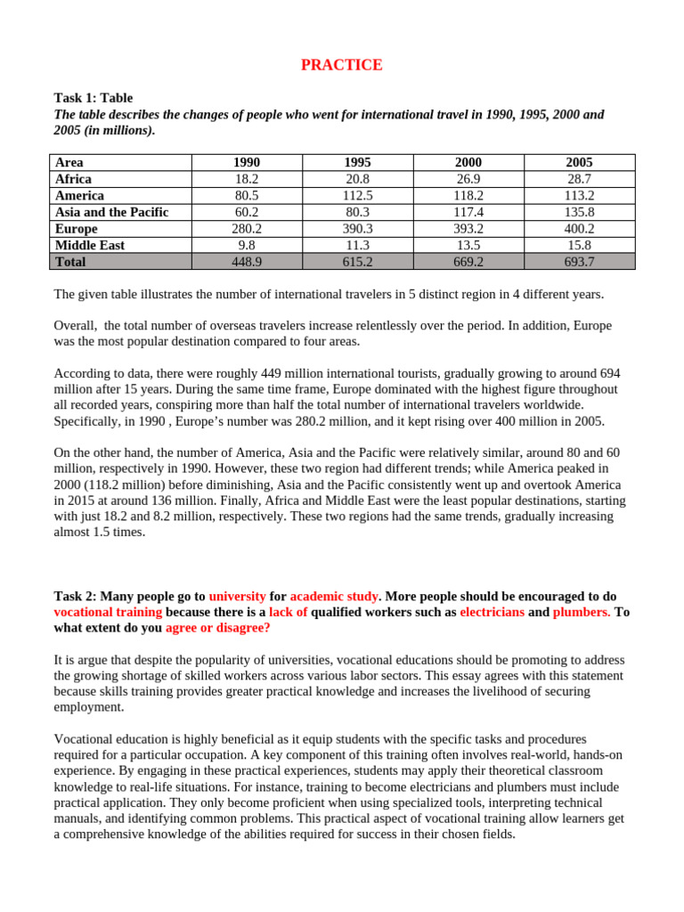 Practice 1 | PDF | Vocational Education | Intelligence