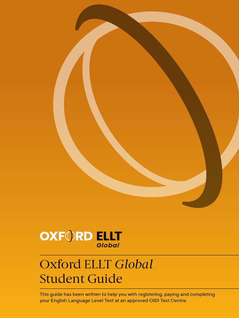 Oxford ELLT Global - Student Guide | PDF | Payments | Cyberspace