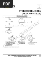 531 - Stereochem Practice Key | PDF | Chirality (Chemistry) | Space