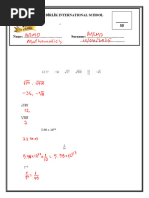 Form 2 Mathematics Revision Exercise | PDF | Area | Equations