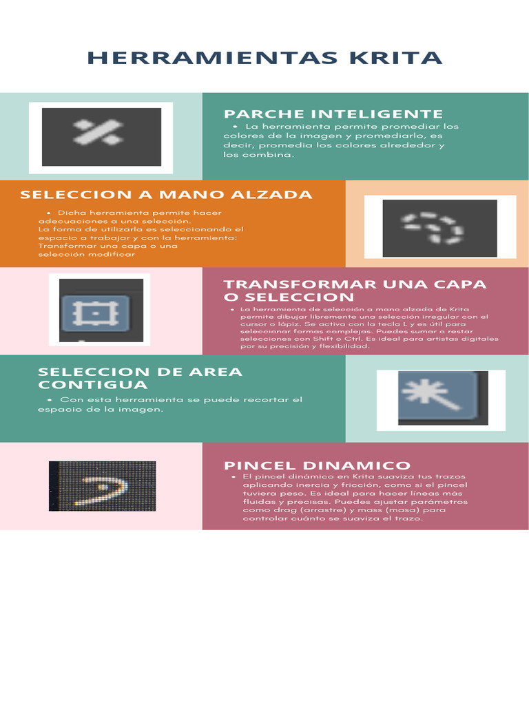 Herramientas Krita PDF | PDF
