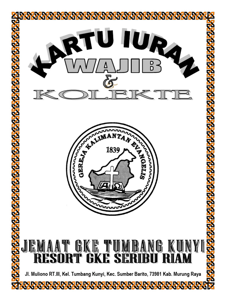 Kartu Iuran Resort 2025 TBG Kunyi | PDF