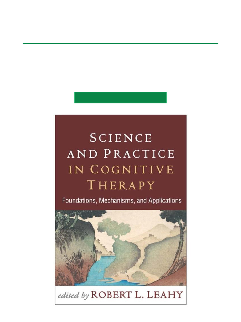 Popular Pick Science and Practice in Cognitive Therapy Foundations ...