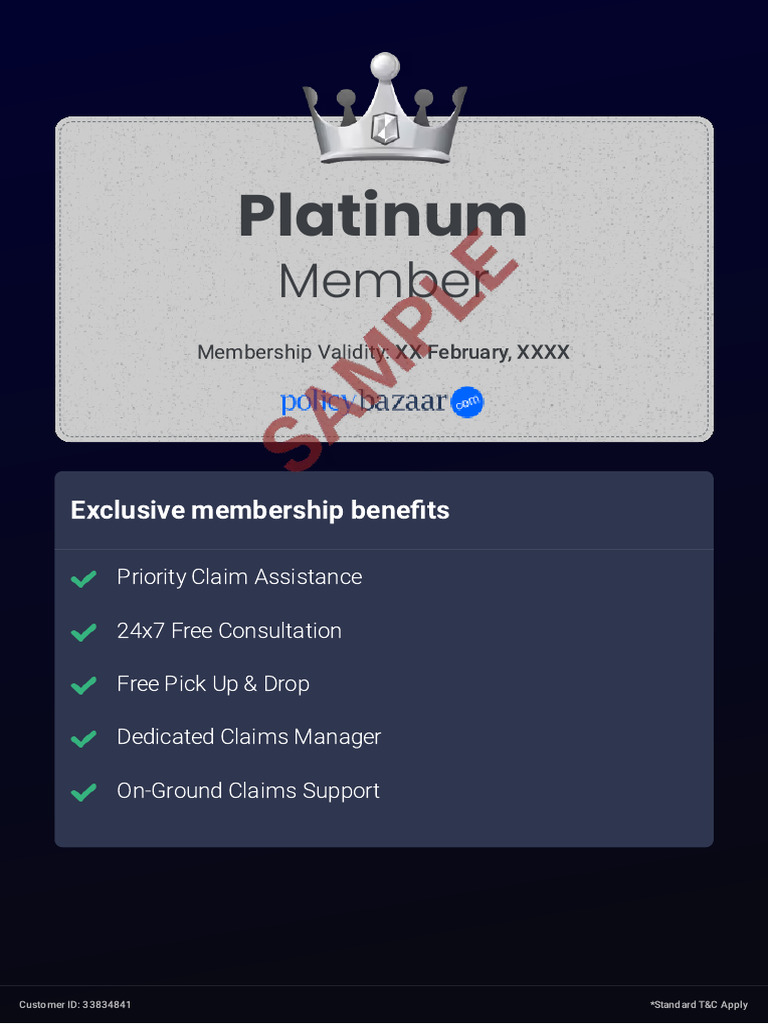 Dummy Platinum Card | PDF