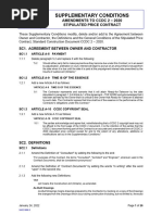Summary - A103™-2017, Standard Form of Agreement Between Owner and ...