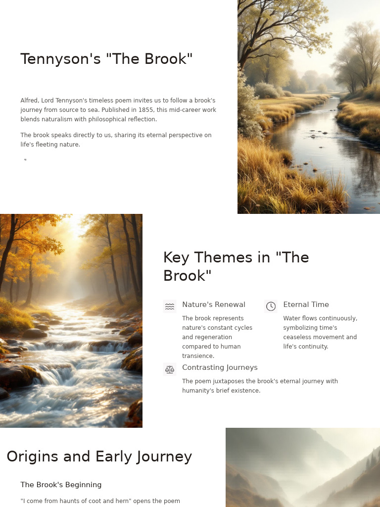 Tennysons The Brook | PDF