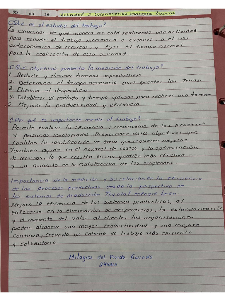 Actividad 2. Cuestionario de Conceptos Básicos | PDF