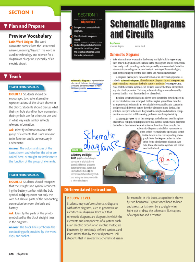 SECTION1-Schematic Diagrams and Circuits | PDF | Compact Fluorescent Lamp | Voltage