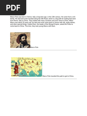 Marco Polo Facts For Kids