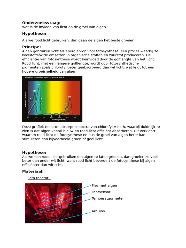 BTW algenproject | PDF