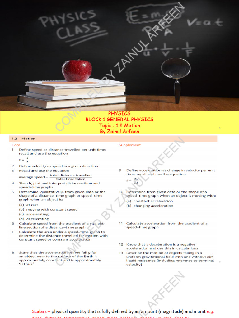 1.2 Motion Watermark | PDF | Acceleration | Force