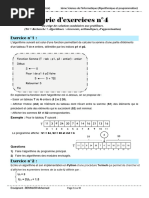 Cours Algorithmique Complet | PDF | Programmation | Programme informatique
