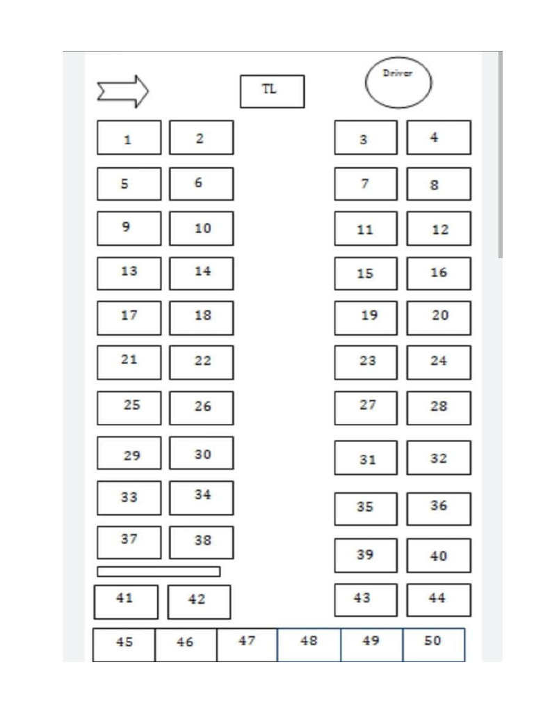 Denah Kursi Bis | PDF