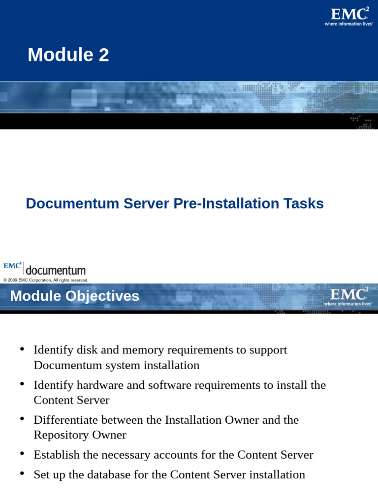 02 D65 Pre Installation Tasks | PDF | Cache (Computing) | Databases