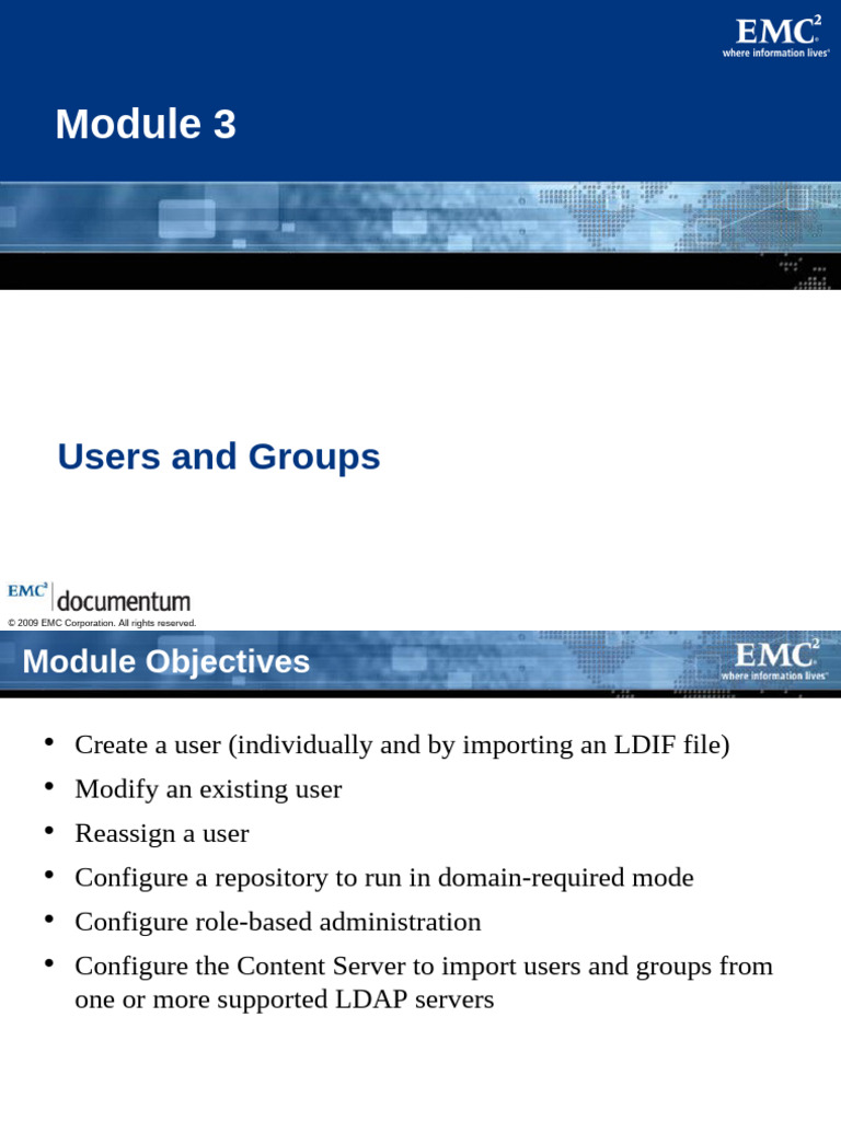 03-D65 Users and Groups | PDF | Information Technology Management | Computer Architecture