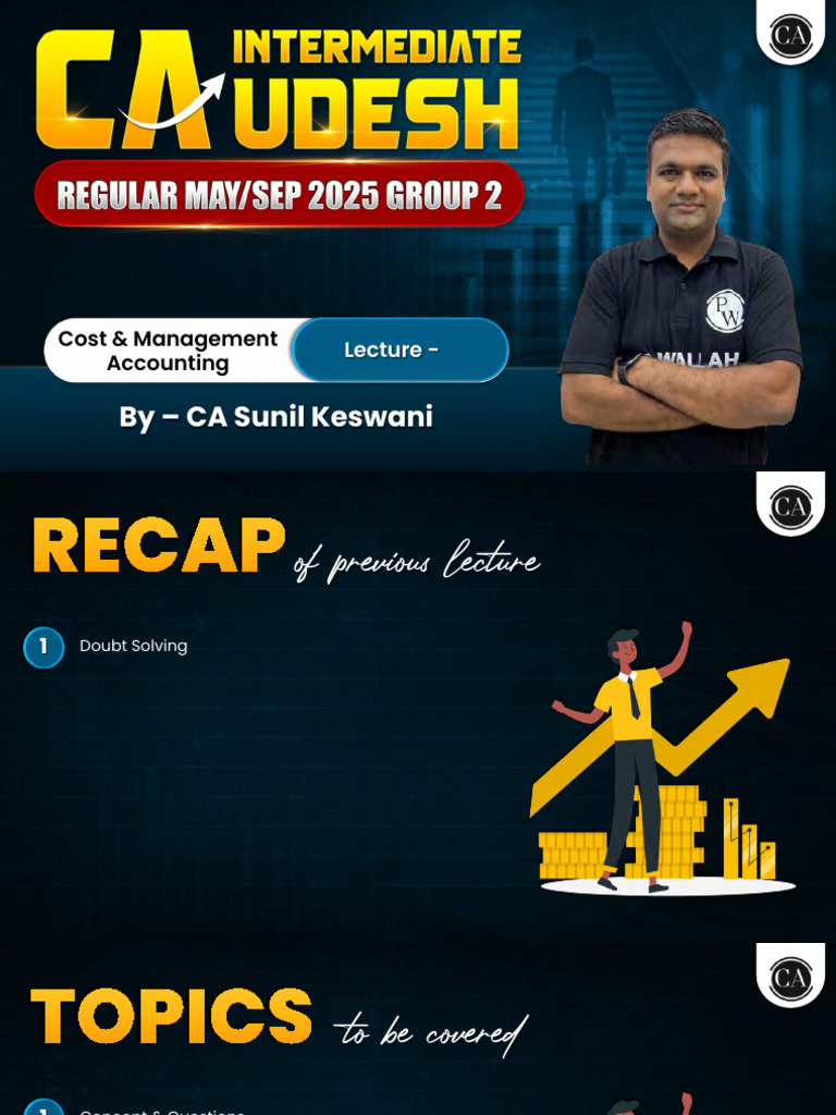 Overheads 10 - Class Notes | PDF