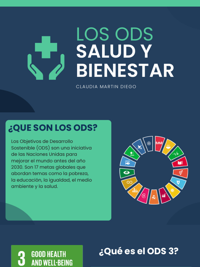ODS 3: Salud y Bienestar Global | PDF