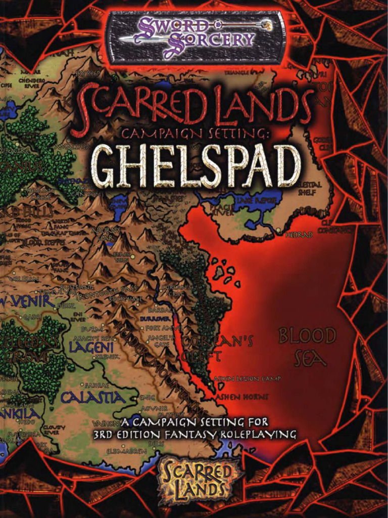 Scarred Lands - Campaign Setting - Ghelspad | PDF