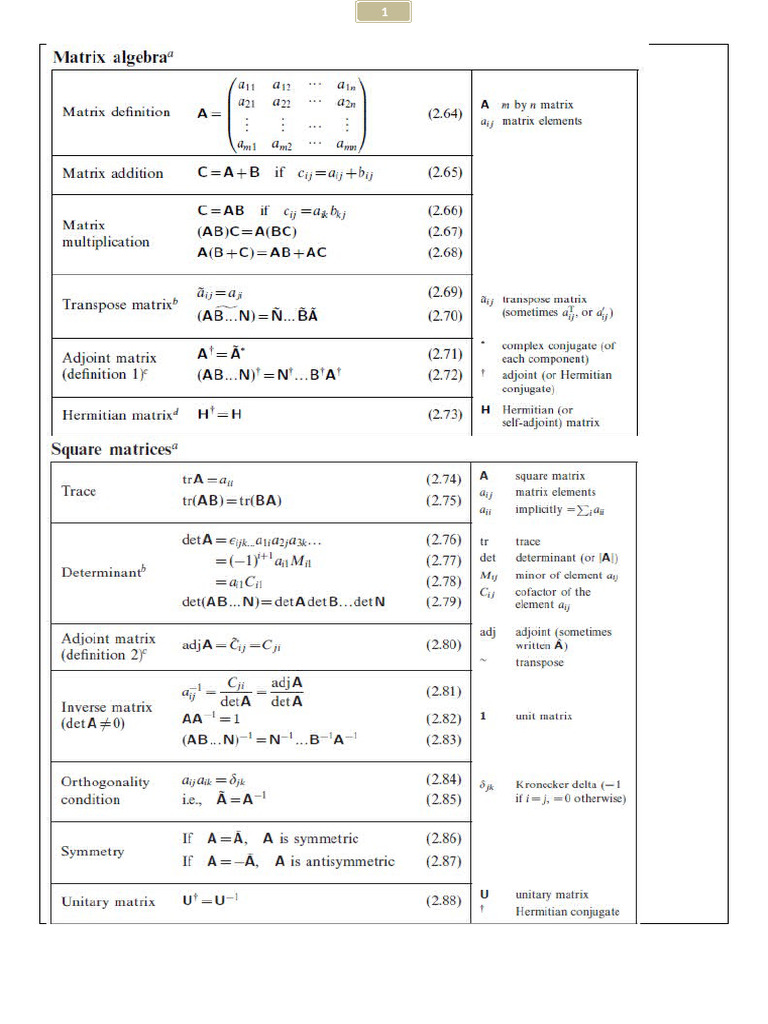 Matrix | PDF