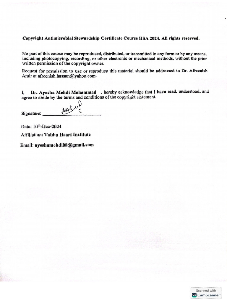 Copyright Form | PDF