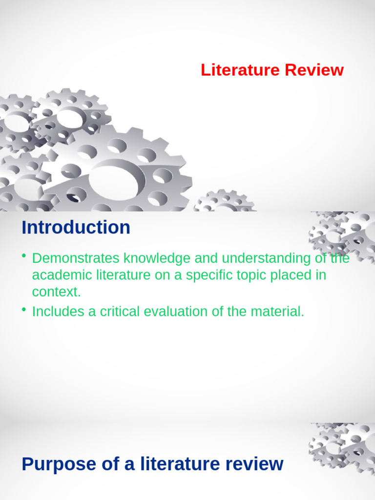 Chapter 2 Literature Review | PDF