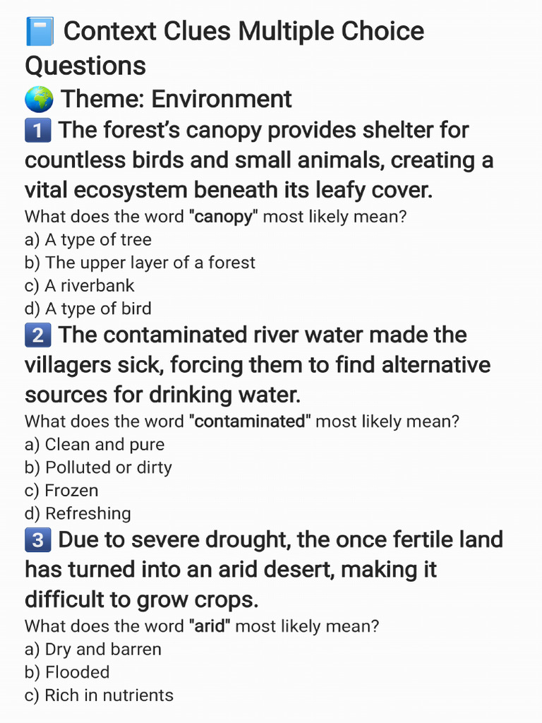 Context Clues-1) - 250224 - 183143 | PDF