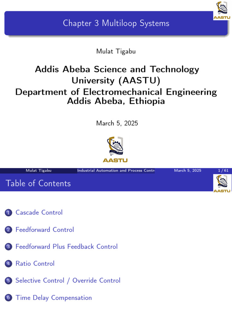 Chapter 3 Multiloop Systems | PDF | Control Theory | Automation
