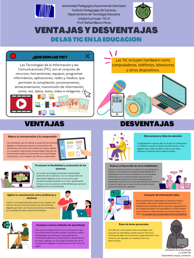 Ventajas y Desventajas de Las TIC | PDF | Tecnología de información y ...