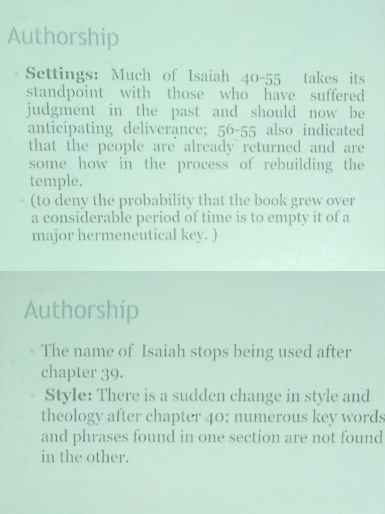 Isaiah | PDF