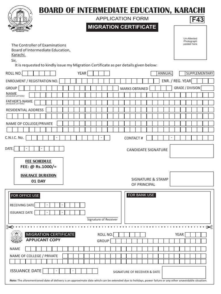 MIGRATION-CERTIFICATE | PDF