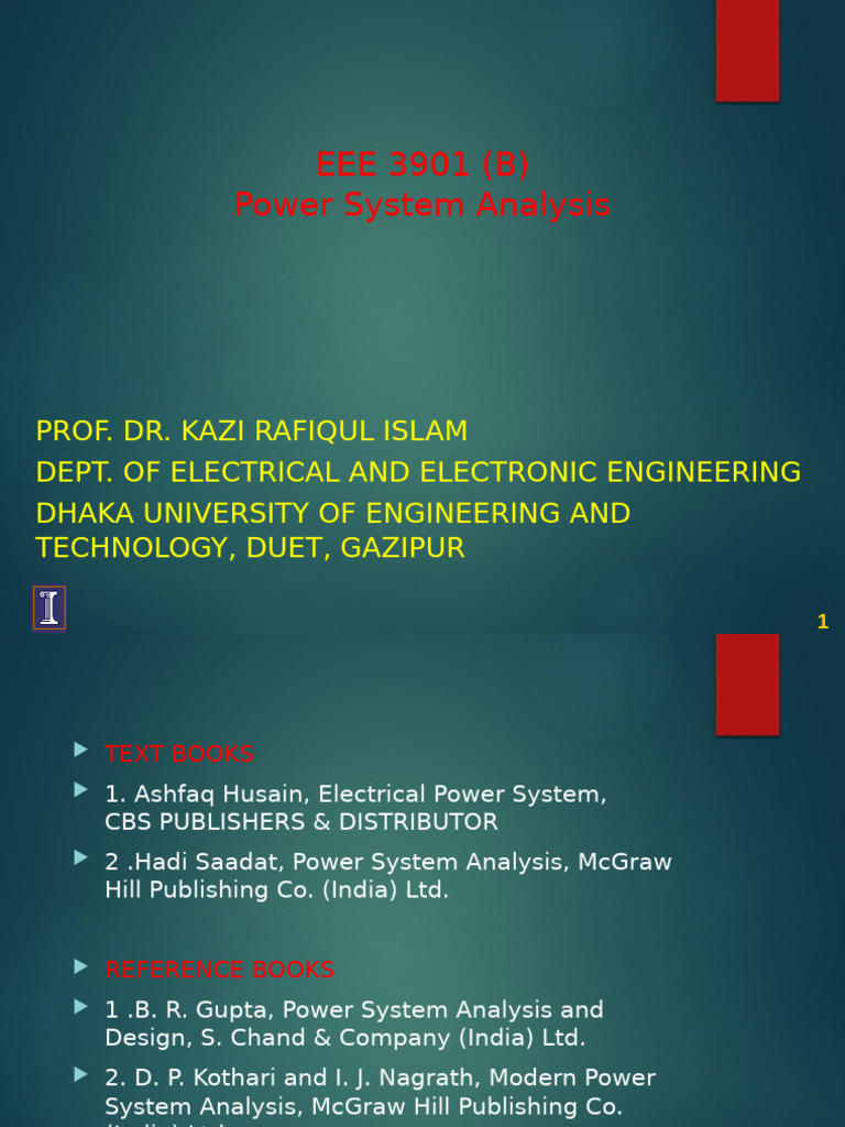 Part B Lecture Note 01 | PDF | Electrical Engineering | Electricity