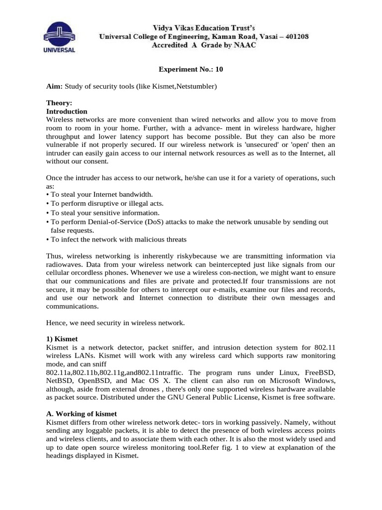 MC LAB SecurityTools COMPS A15 GCR | PDF | Computer Network | Information And Communications ...