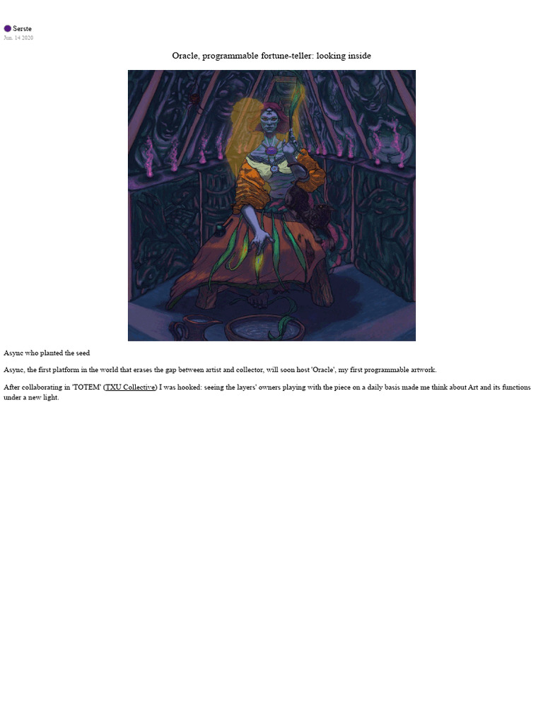 Oracle, Programmable Fortune-Teller - Lookinginside | PDF | Apollo