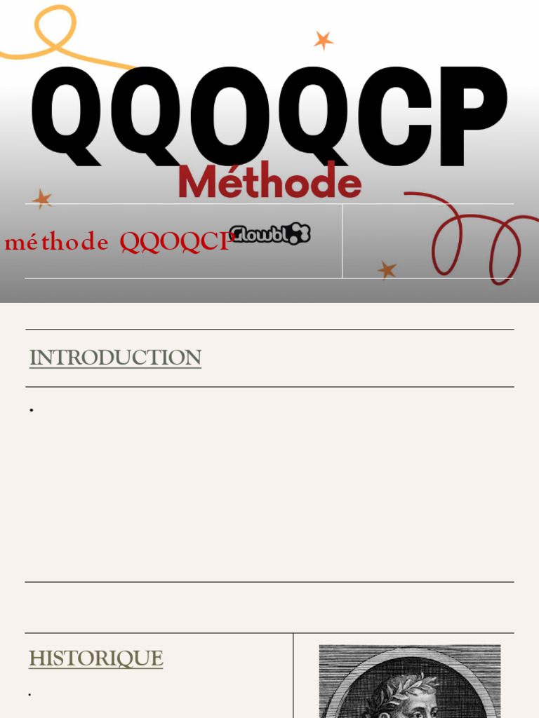 Méthode QQOQCP : Analyse et Application | PDF