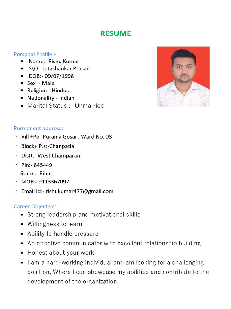 Rishu Resume APR 2025 | PDF