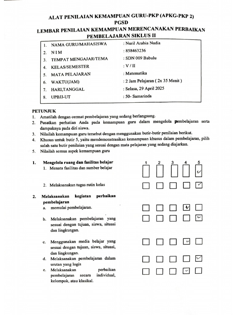 APKG 2 dan Link Video Praktik 1 | PDF