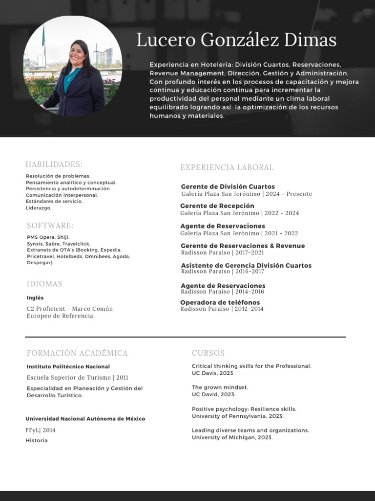 Lucero Gonzalez Dimas CV | PDF
